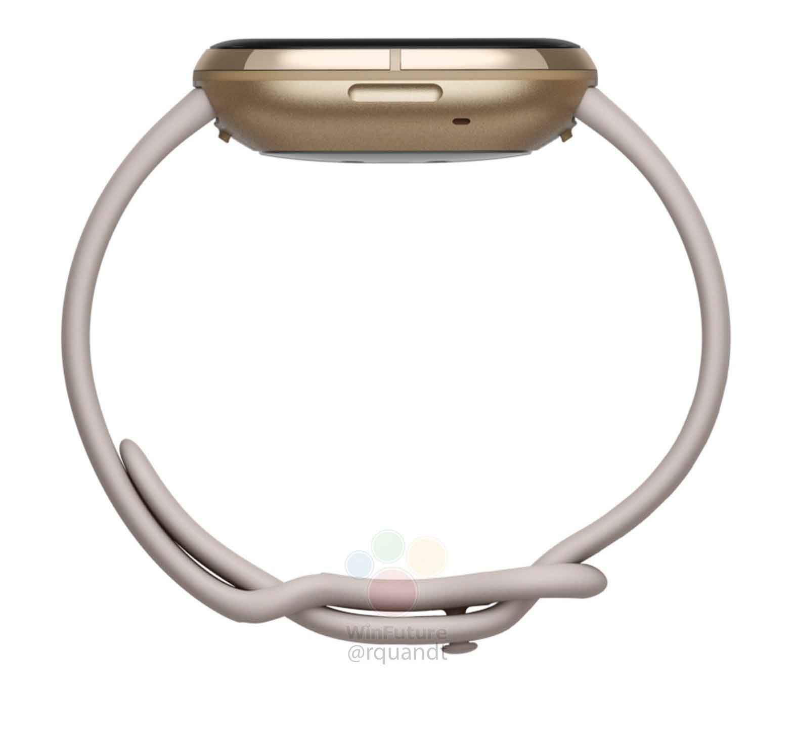 Fitbit Versa 3, Sense and Inspire 2 leak revealing button less design